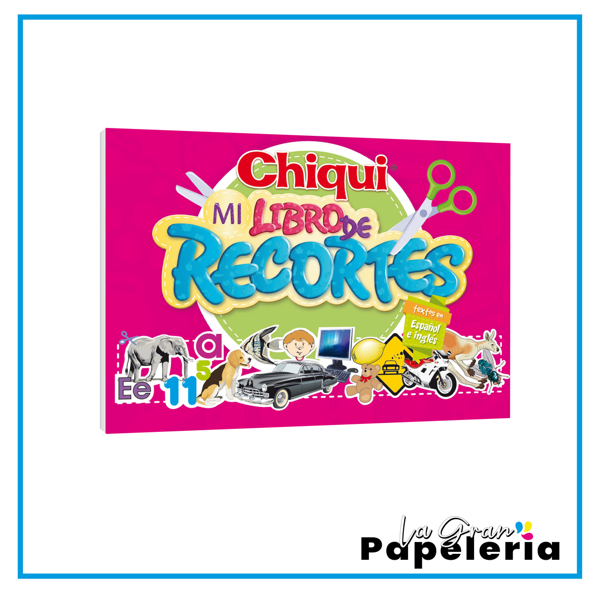 LIBRO CHIQUI RECORTES | lagranpapeleria