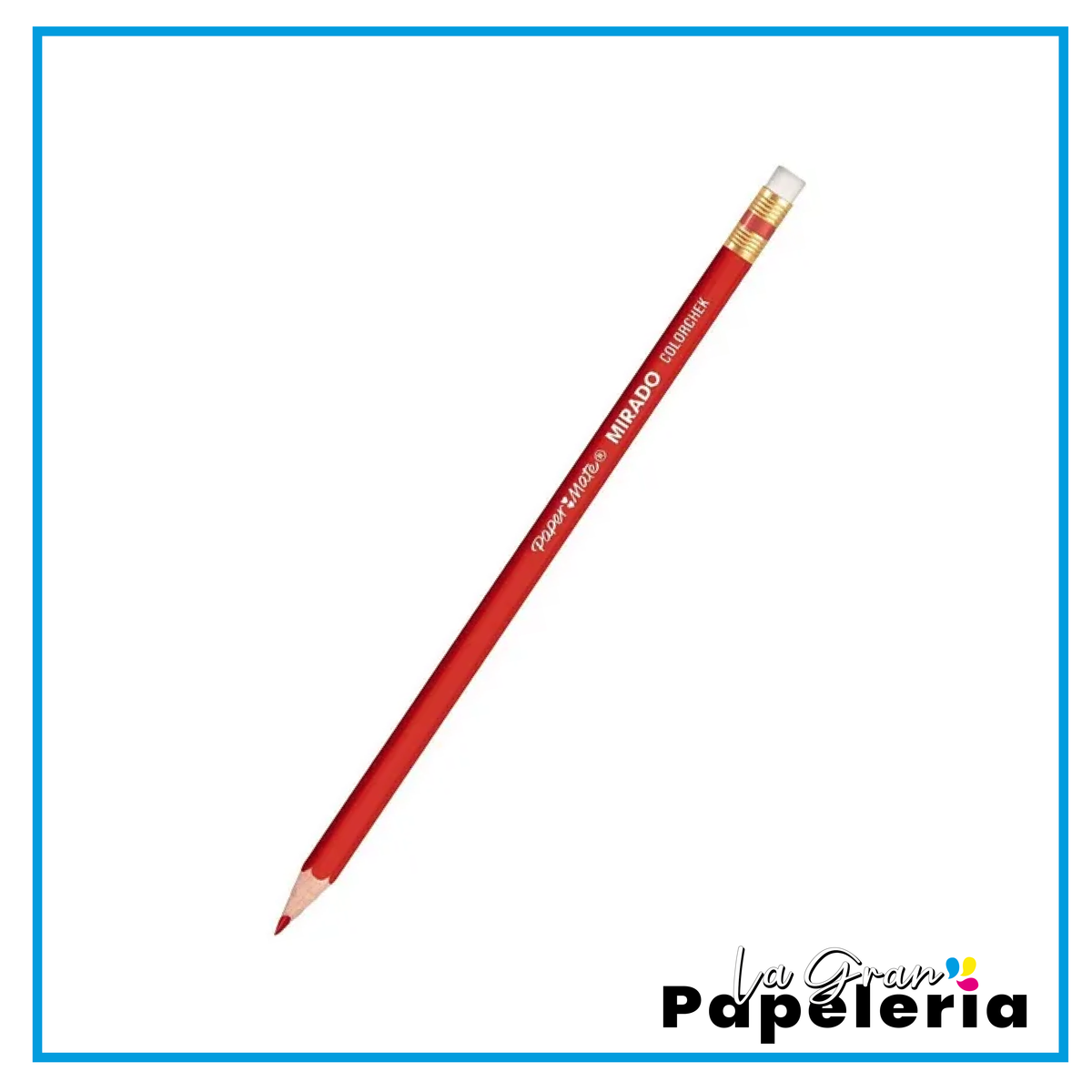 LAPIZ MIRADO ROJO COLOR CHECK | lagranpapeleria